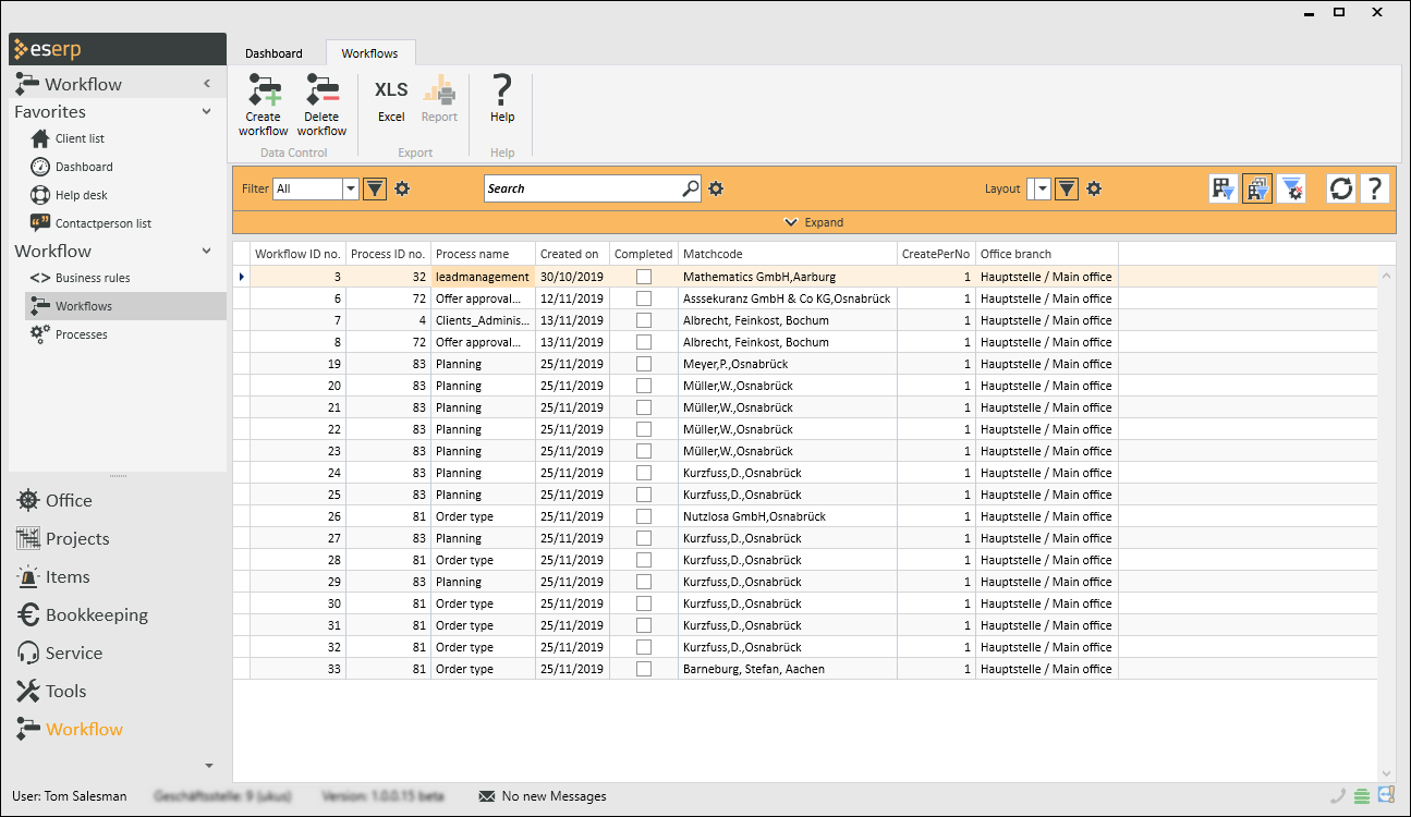 Workflows 7546