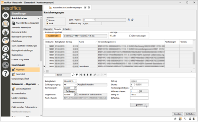 Kontoauszüge im MT940 Format